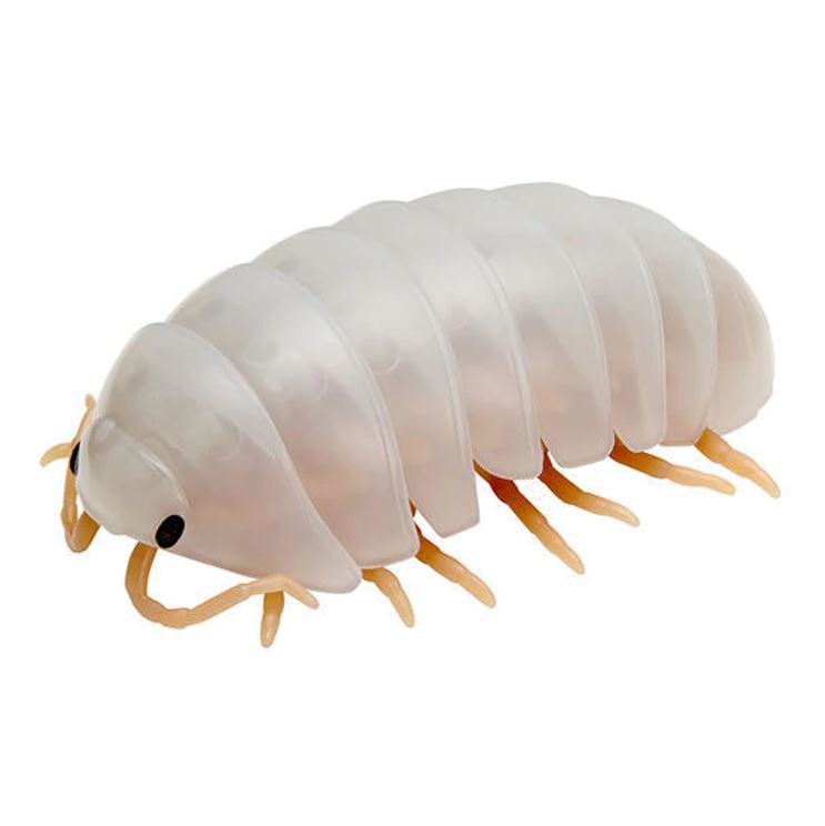 Clear/White Isopod Figure (Dangomushi 08) – Reptanicals